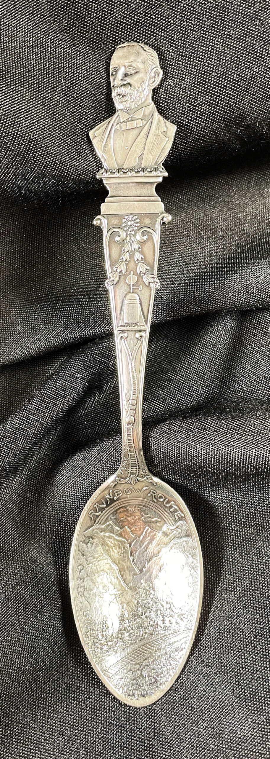 OTTO MEARS sterling silver souvenir spoon Silverton Railroad & Rio ...